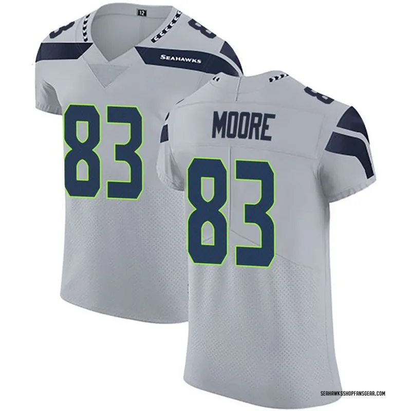 Men's Nike Seattle Seahawks David Moore Gray Alternate Vapor ...